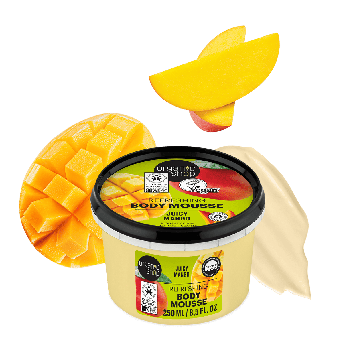 Refreshing Body Mousse Juicy Mango – Organic Shop