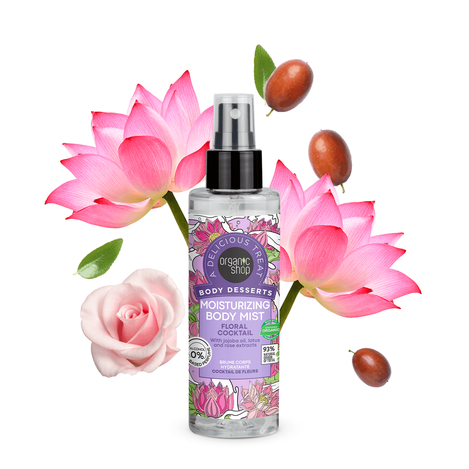 Moisturizing Body Mist Floral Cocktail – Organic Shop