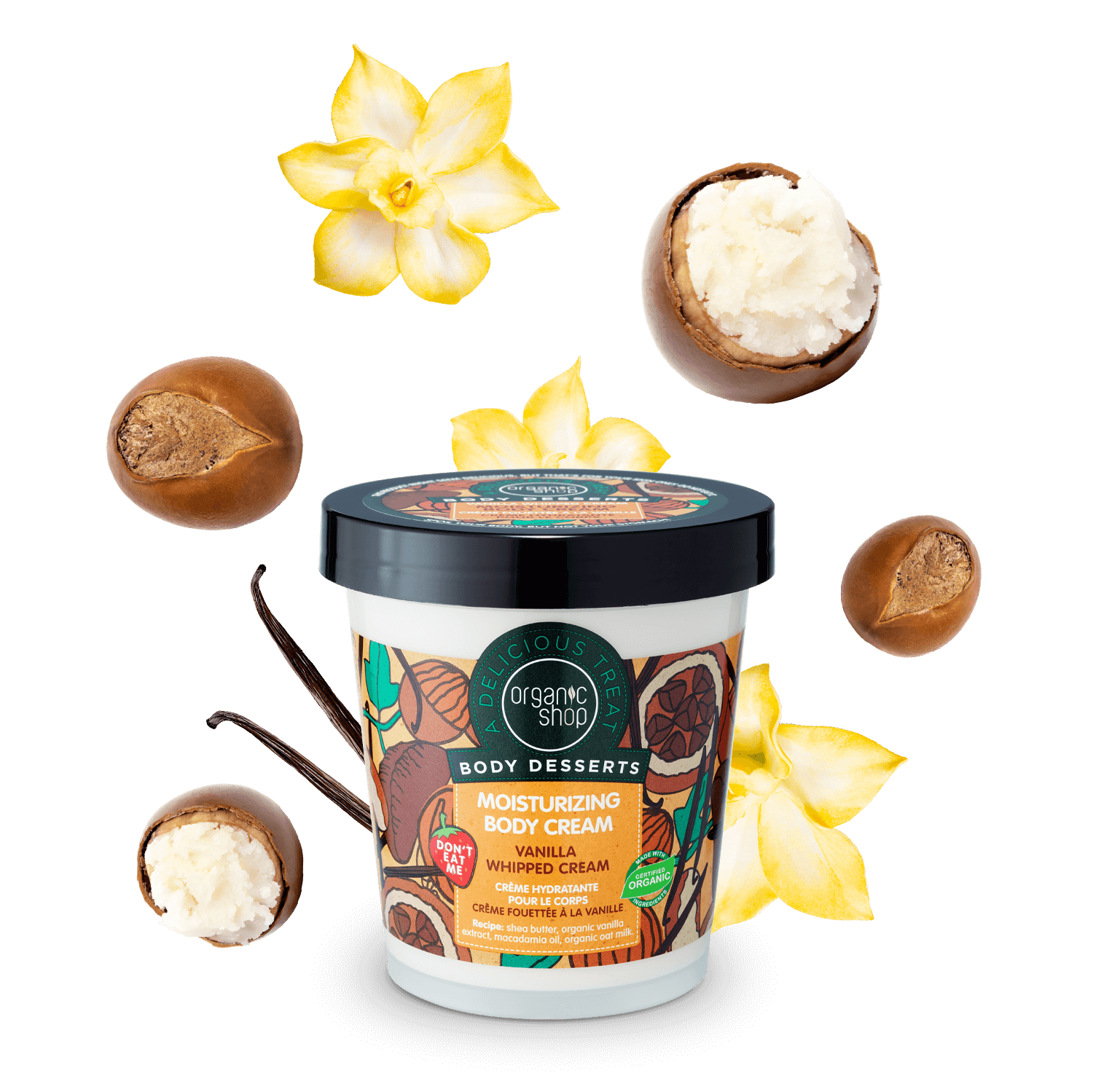 Vanilla Whipped Cream Moisturizing Body Cream – Organic Shop