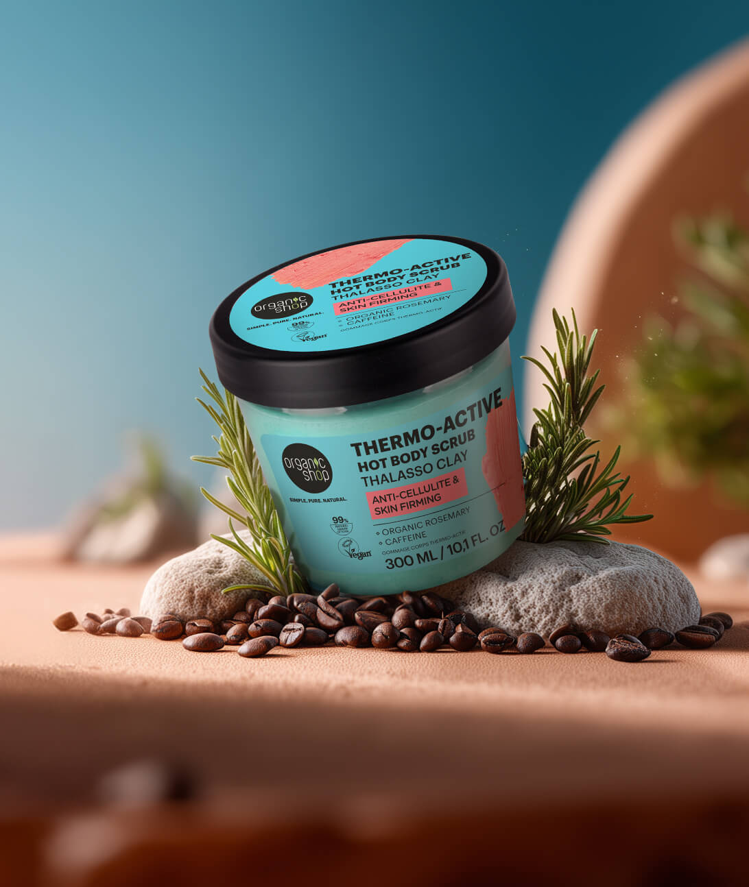 Anti-cellulite & Skin firming Clay Thermo-Active Hot Body Scrub ...