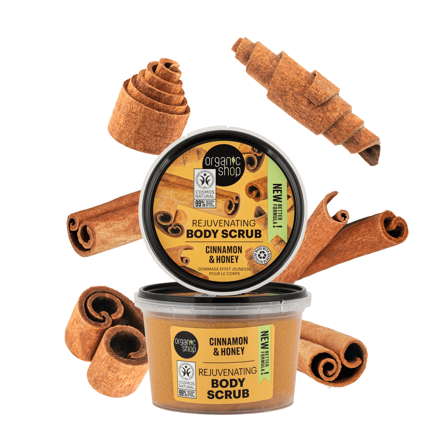 Rejuvenating Body Scrub Cinnamon – Organic Shop