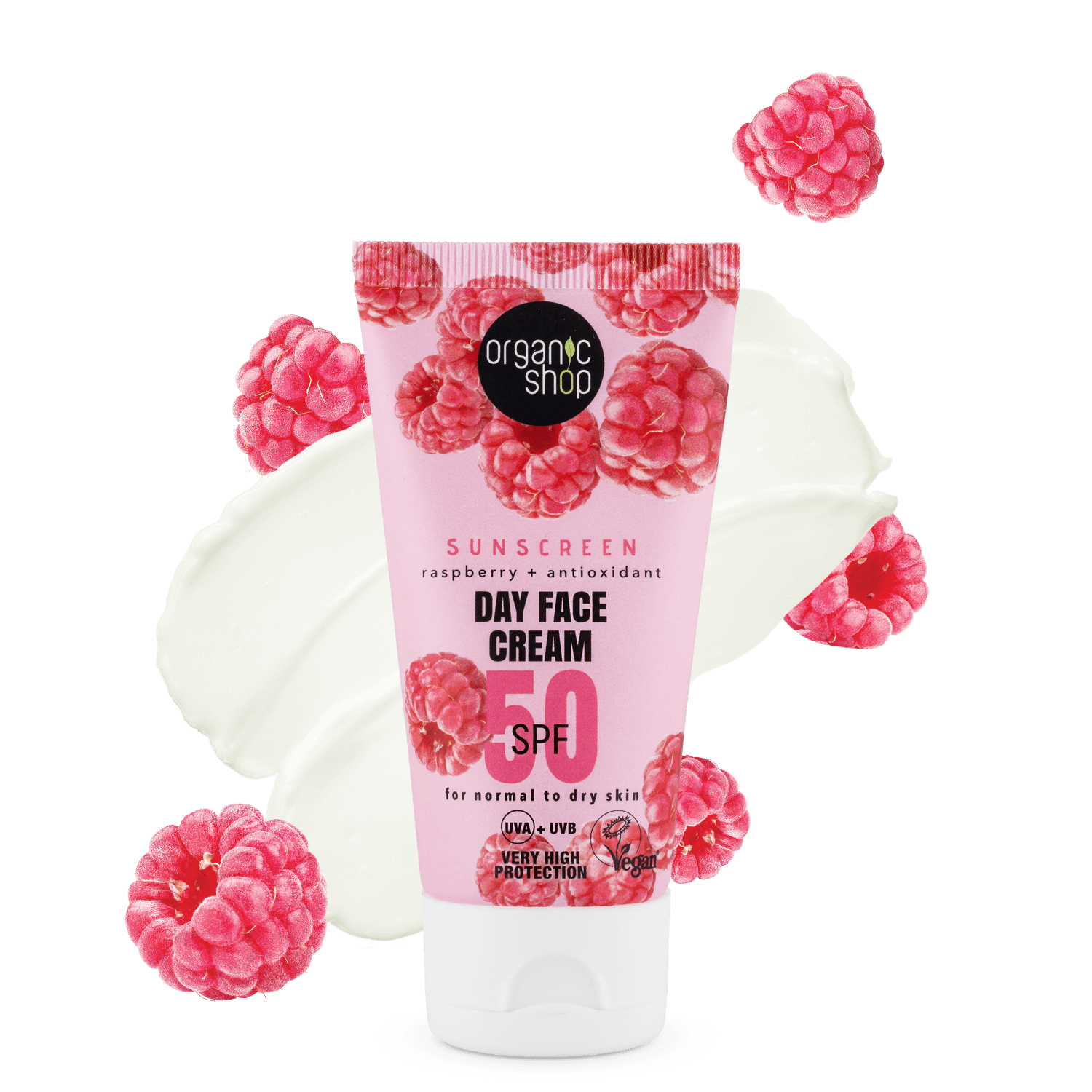 Sunscreen Day Face Cream 50 Spf Normal To Dry Skin – Organic Shop