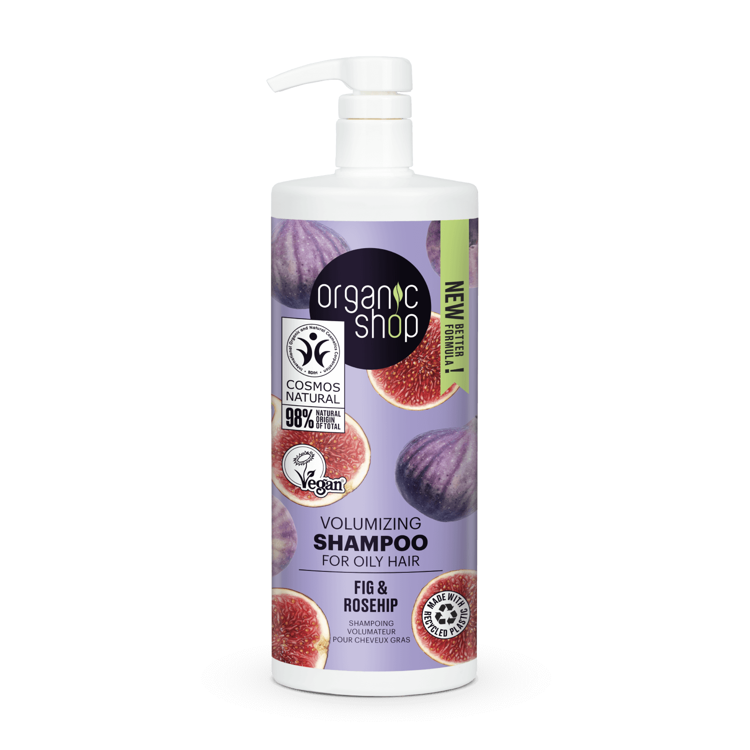 Volumizing Shampoo for Oily Hair Fig and Rosehip – Organic Shop
