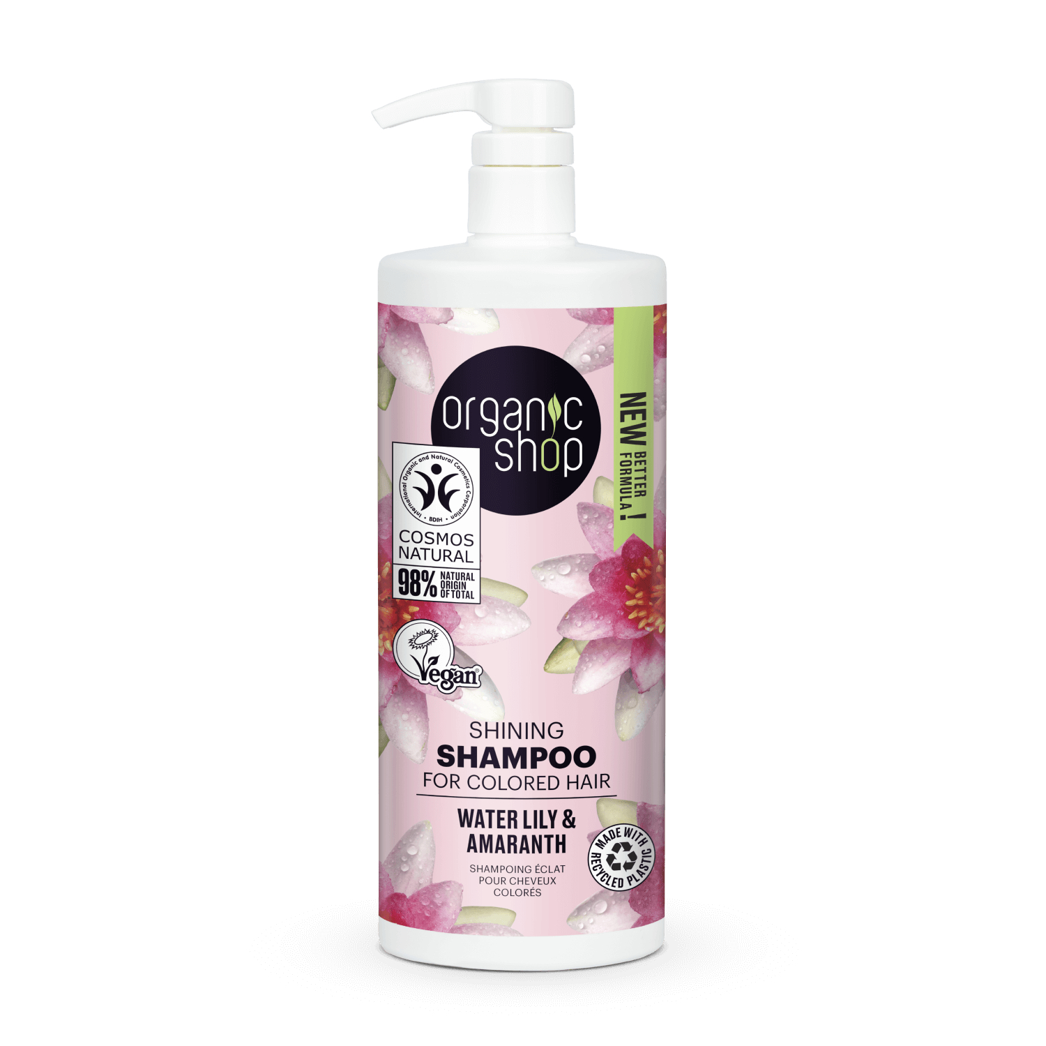 Shining Shampoo for Colored Hair Water Lily and Amaranth – Organic Shop