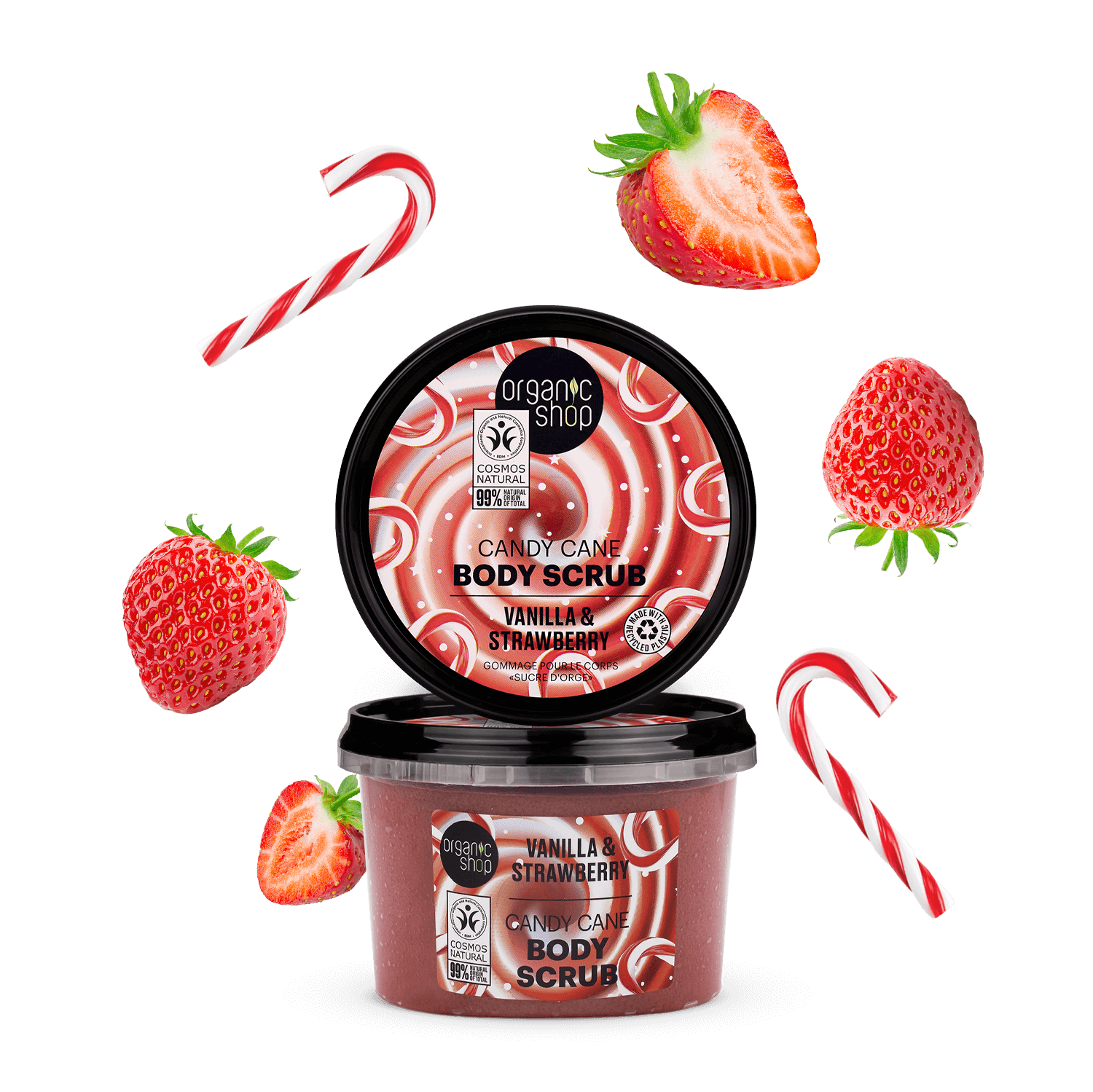 Body Scrub Candy Cane – Organic Shop