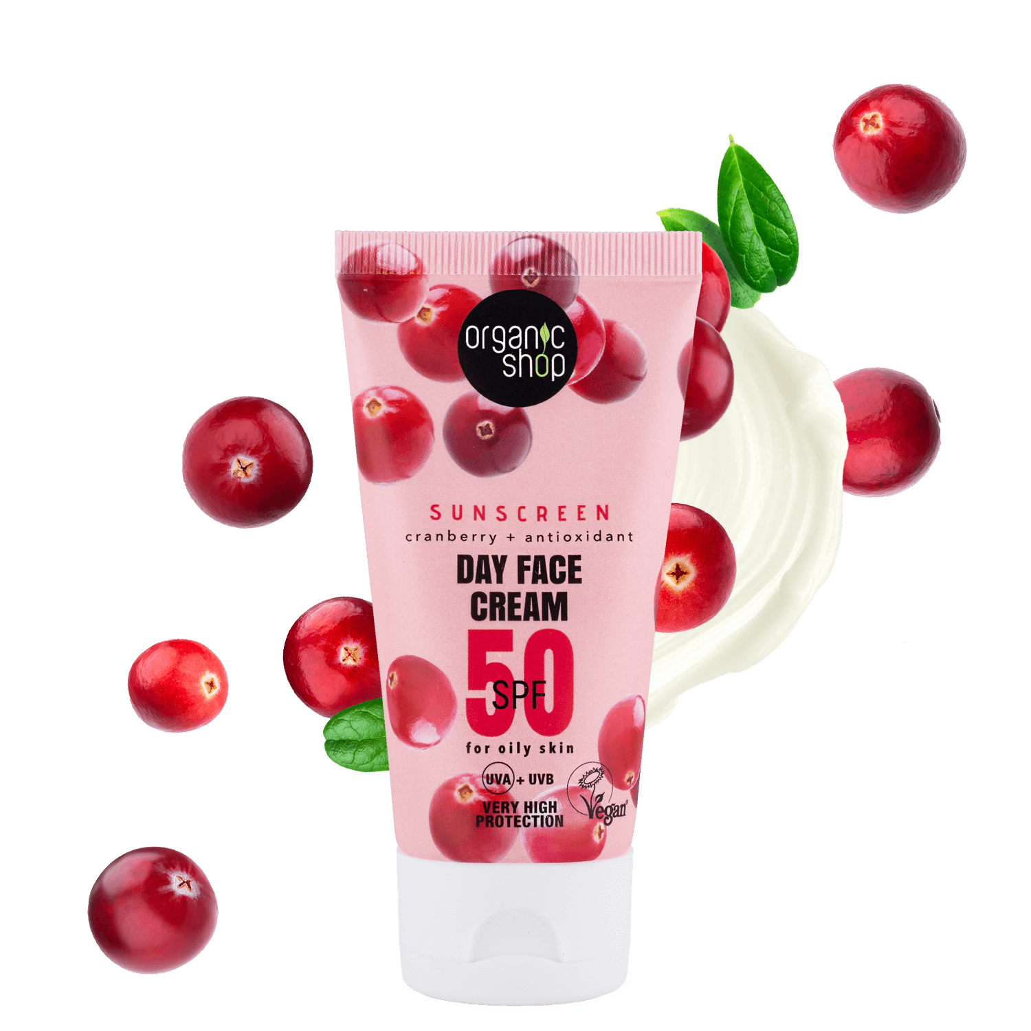 Sunscreen Day Face Cream 50 SPF Oily Skin – Organic Shop