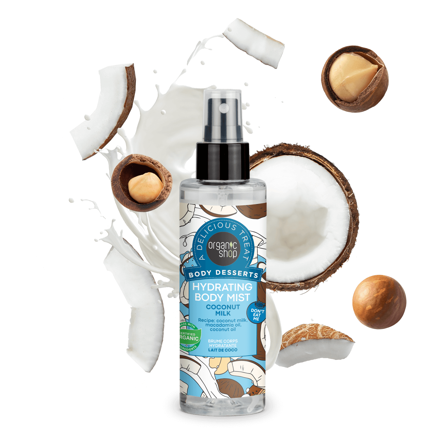 Hydrating Body Mist Coconut Milk – Organic Shop