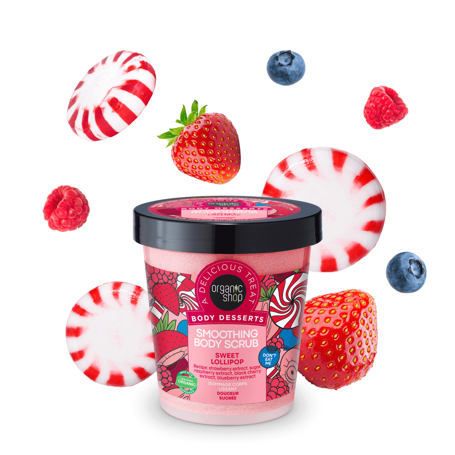 Smoothing Body Scrub Sweet Lollipop – Organic Shop