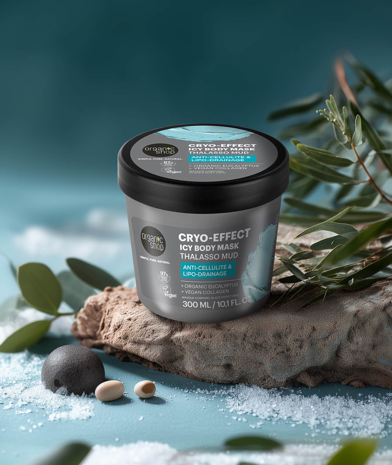 Anti-cellulite & Lipo-drainage Mud Cryo-Effect Icy Body Mask – Organic Shop